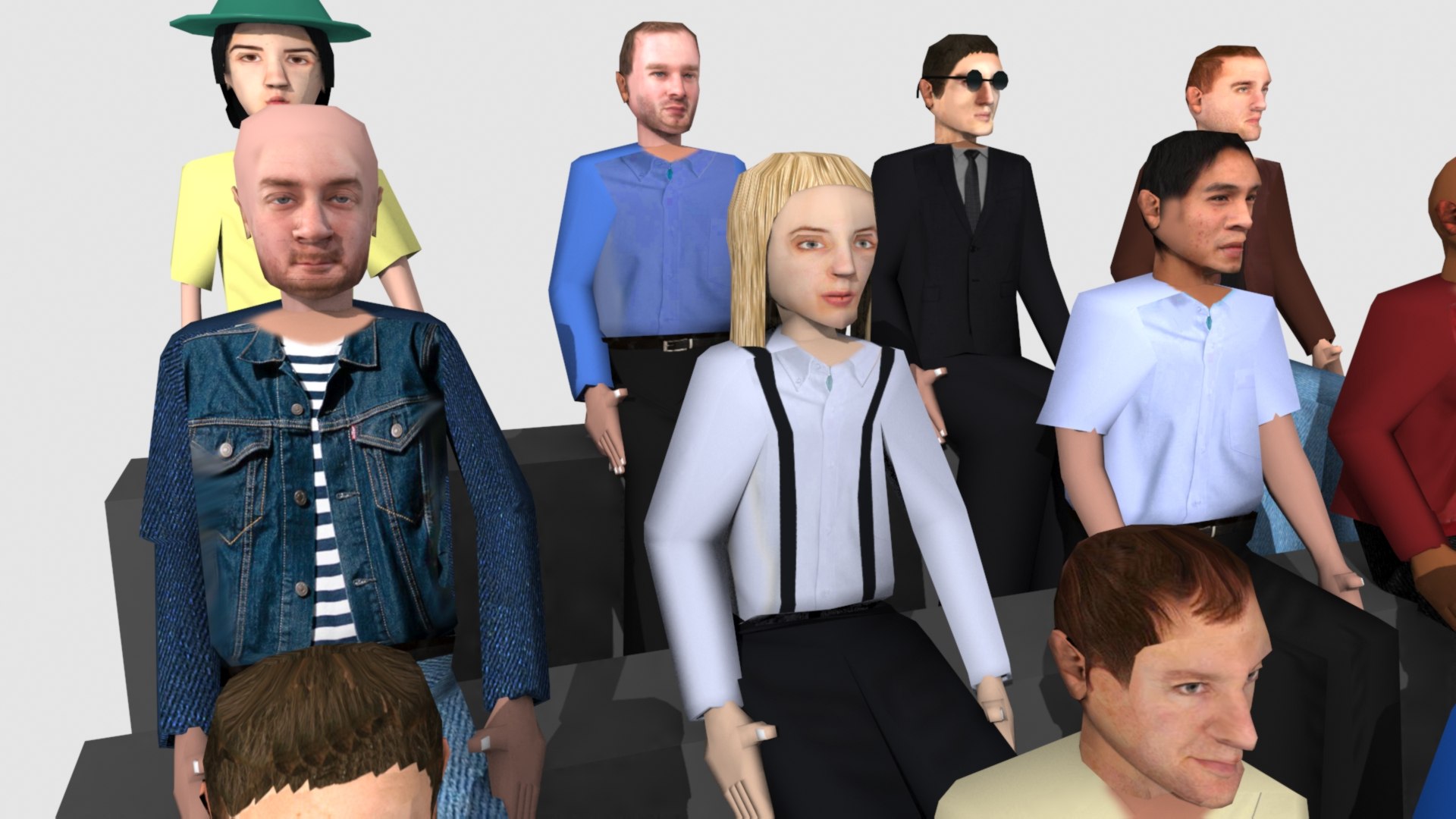 3D Model Animated Spectator - TurboSquid 2156099