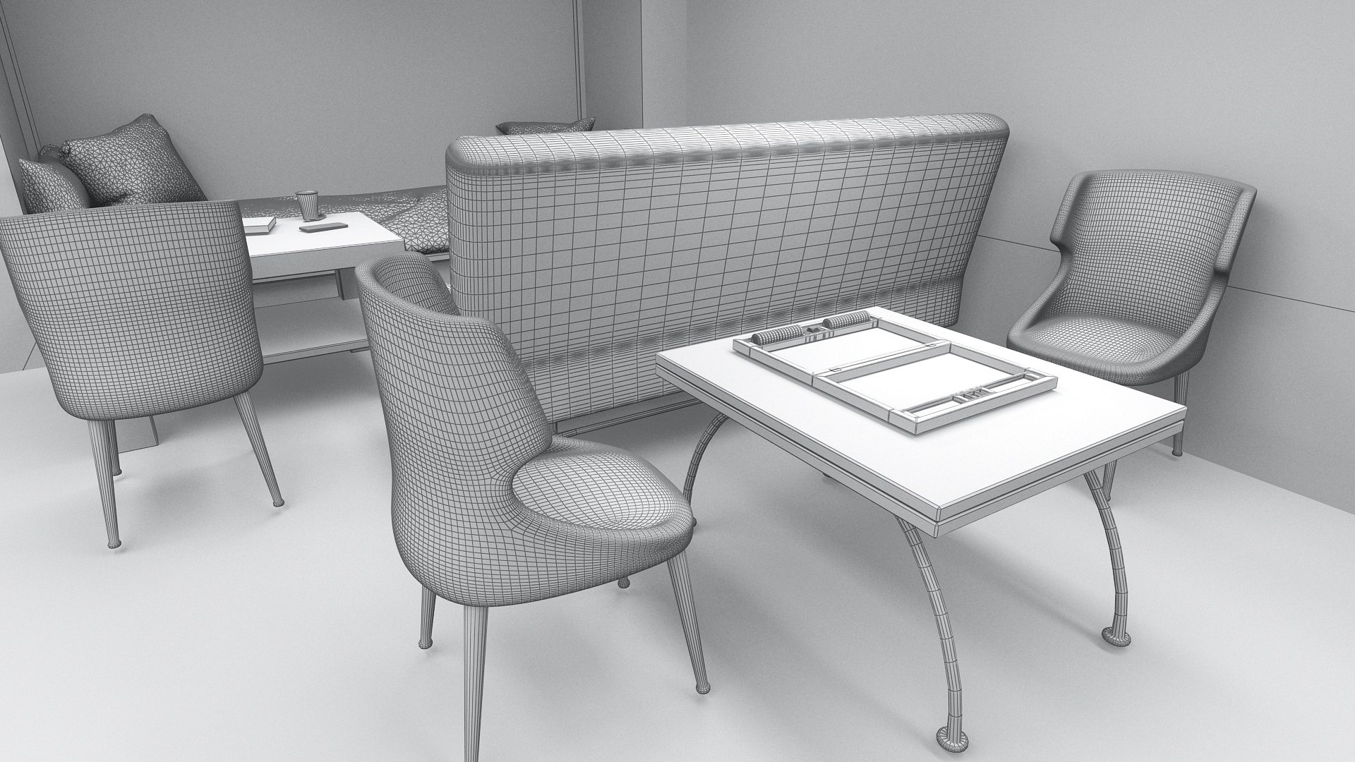 Realistic playstation cafe interior 3D - TurboSquid 1518798