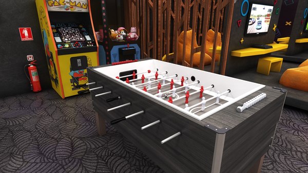 Realistic playstation cafe interior 3D - TurboSquid 1518798