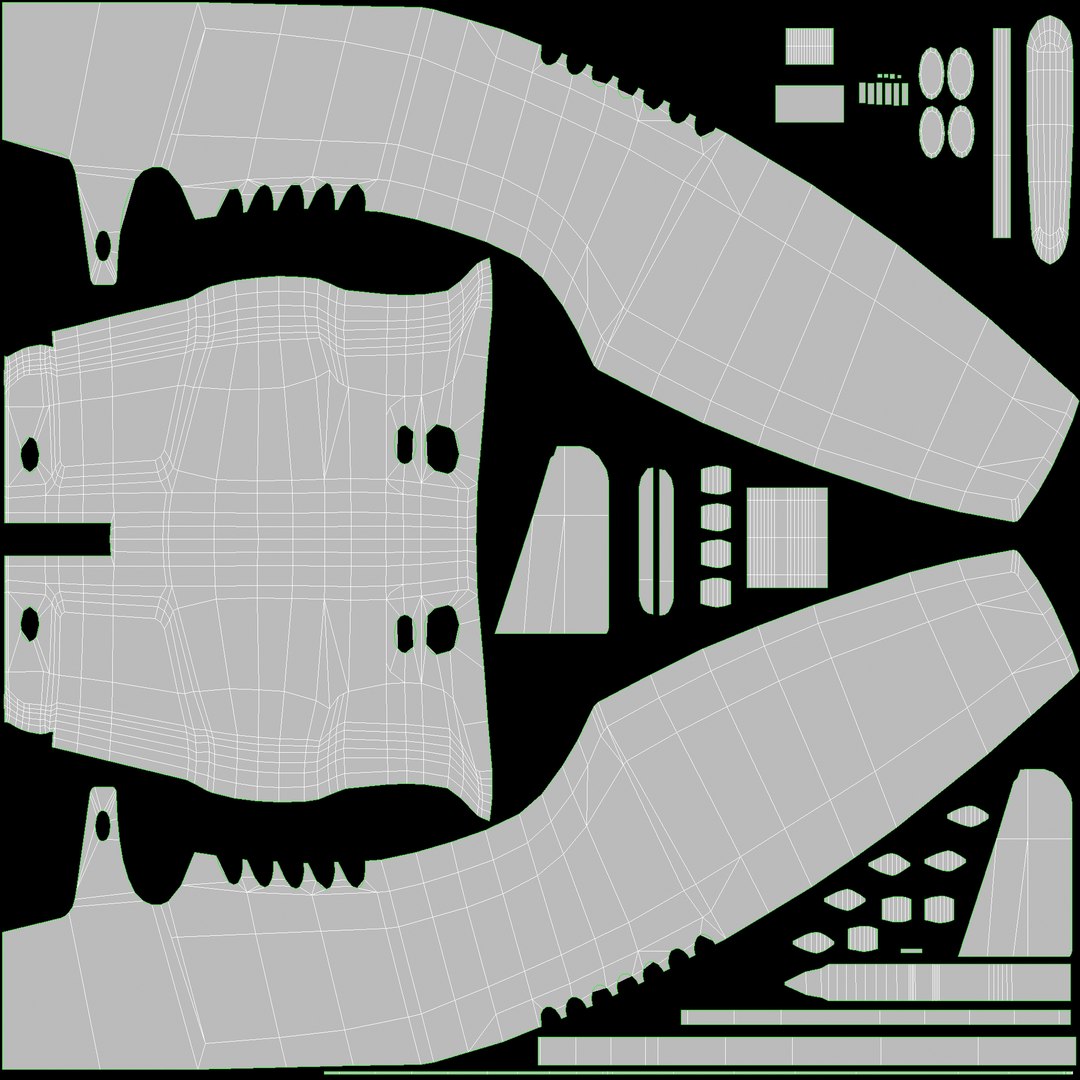 3D Machete KH Kukri Damask Model - TurboSquid 1788081