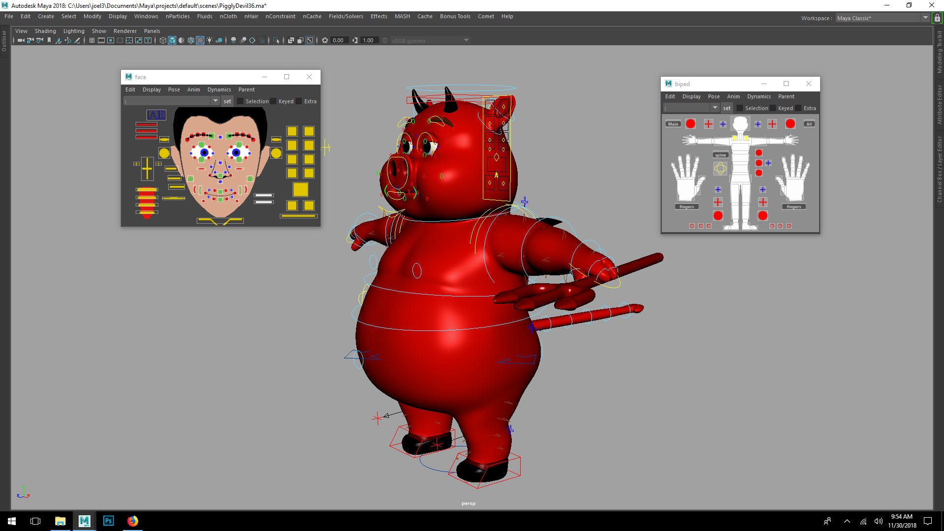 3D Rig Angel Devil Animation Model - TurboSquid 1354725