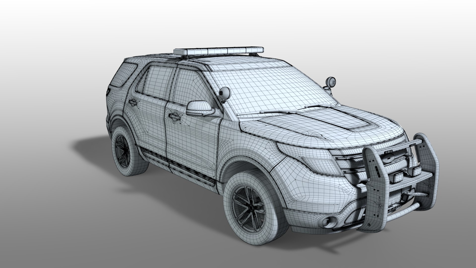2013 Ford Explorer NYC Police Patrol 3D Model - TurboSquid 2119061