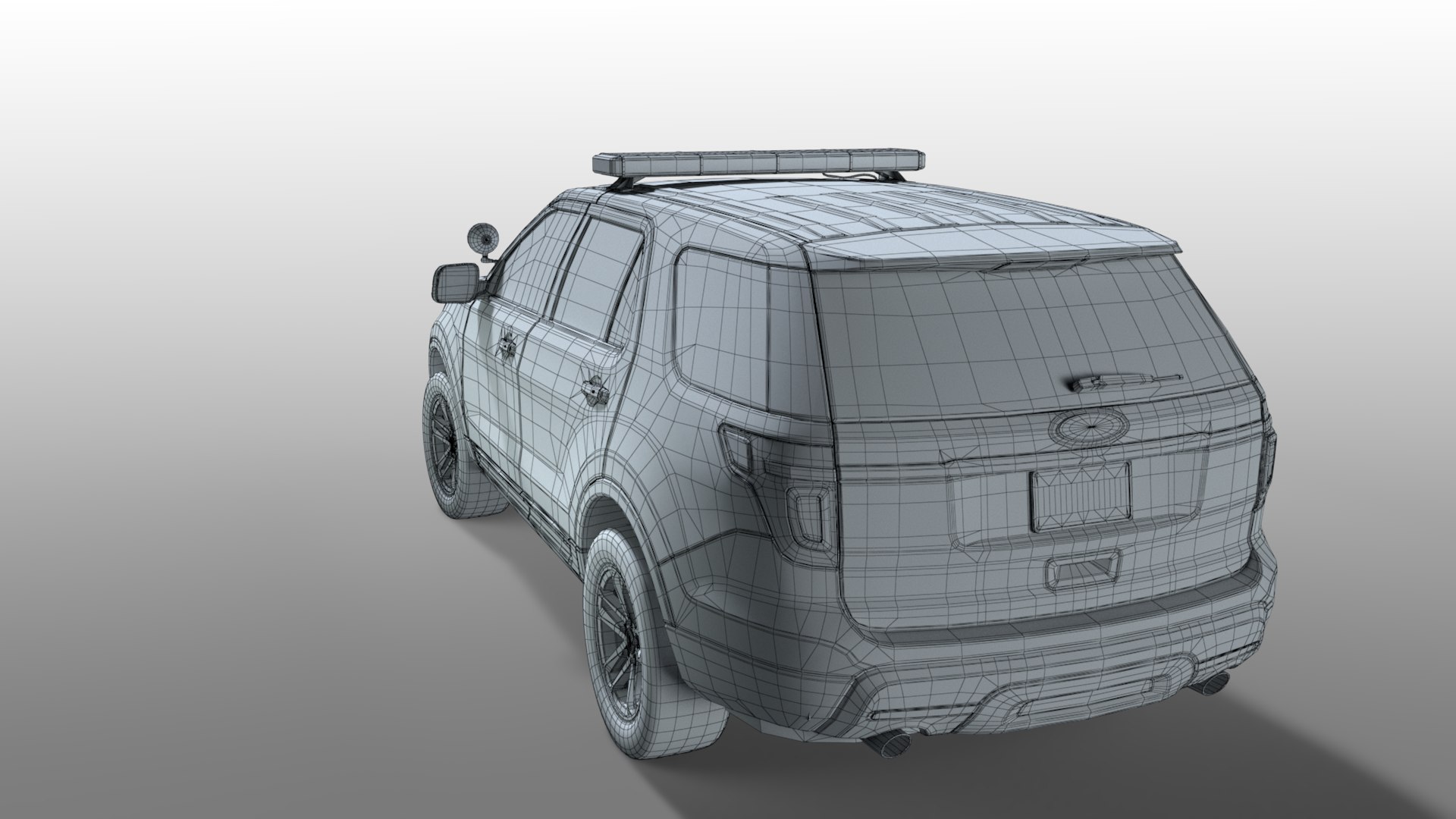 2013 Ford Explorer NYC Police Patrol 3D Model - TurboSquid 2119061