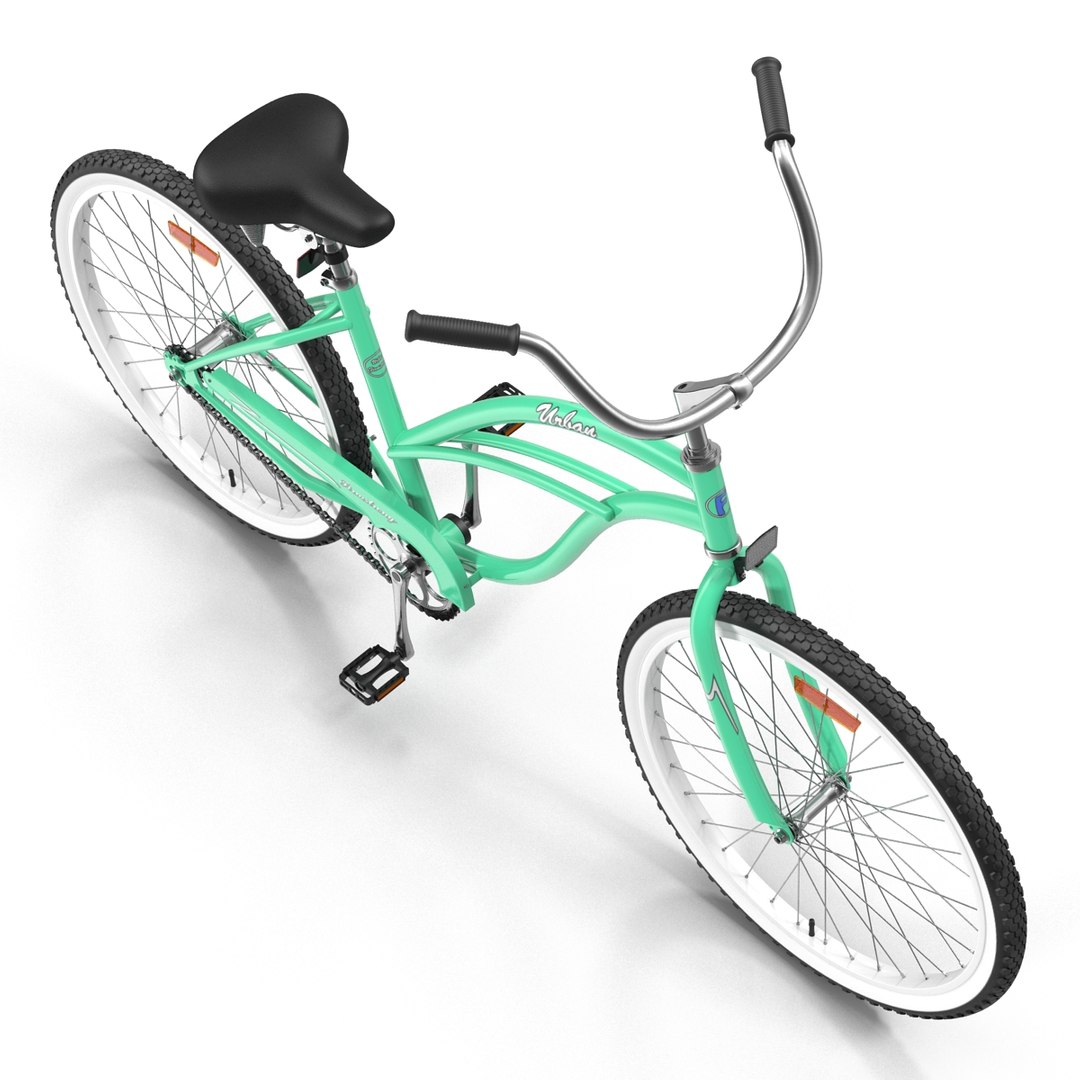 beach bike 3d model