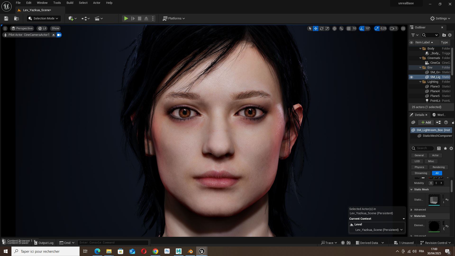 Sokor Realistic Female Base Mesh Game Ready Rigged Model - TurboSquid ...