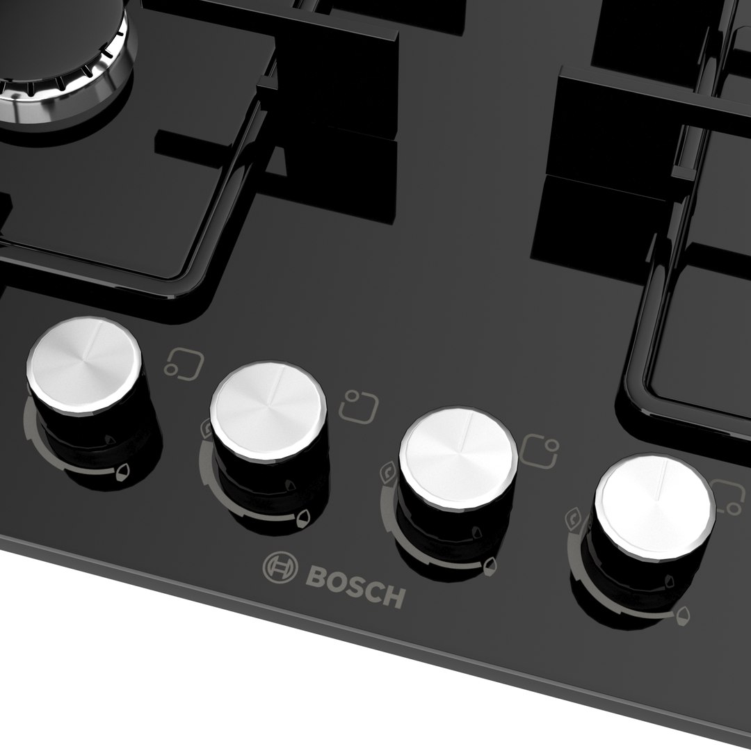 Gas cooking hobs bosch 3D model - TurboSquid 1563409