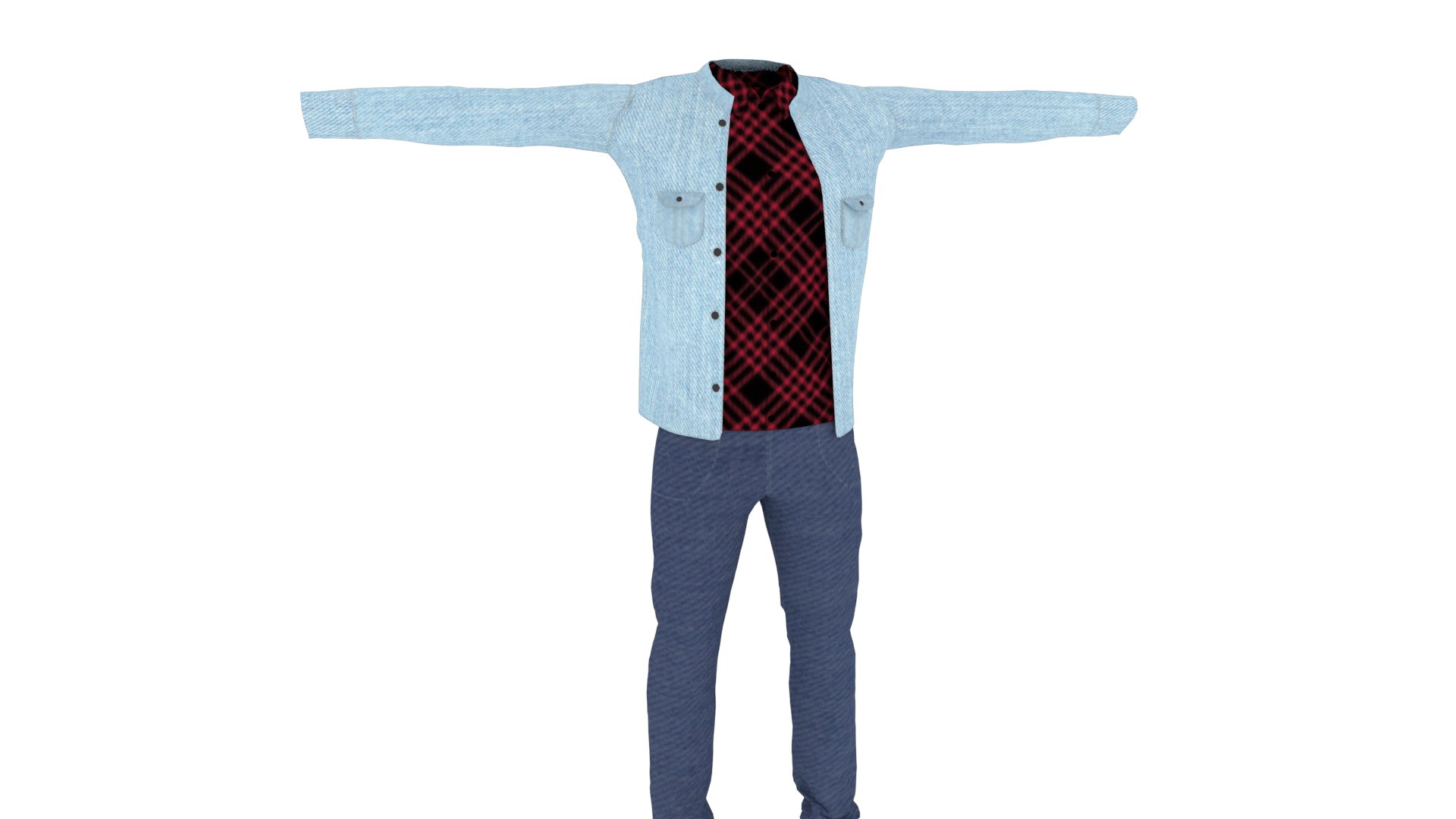 Man Clothing Model - TurboSquid 2108701