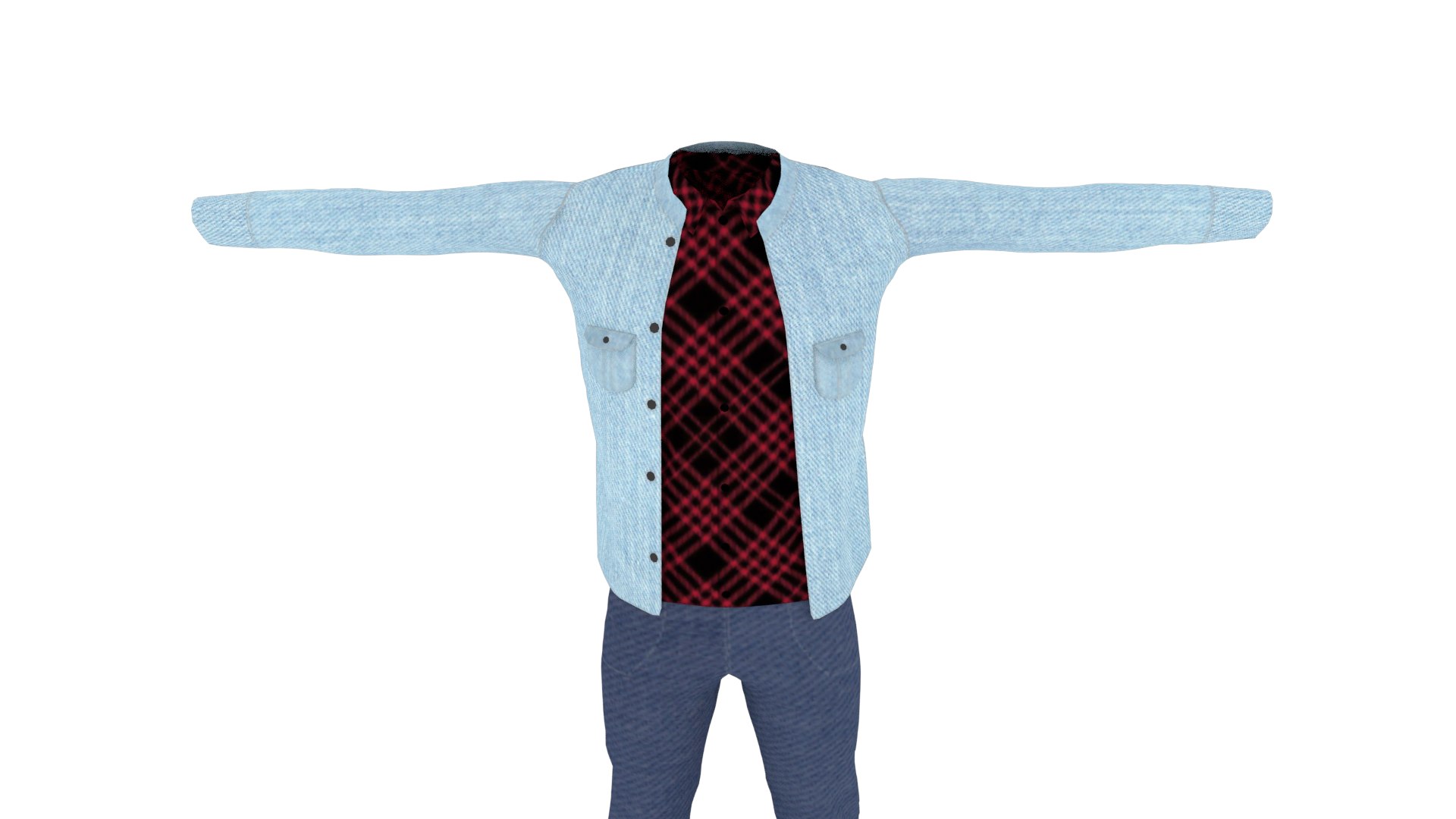 Man Clothing Model - TurboSquid 2108701