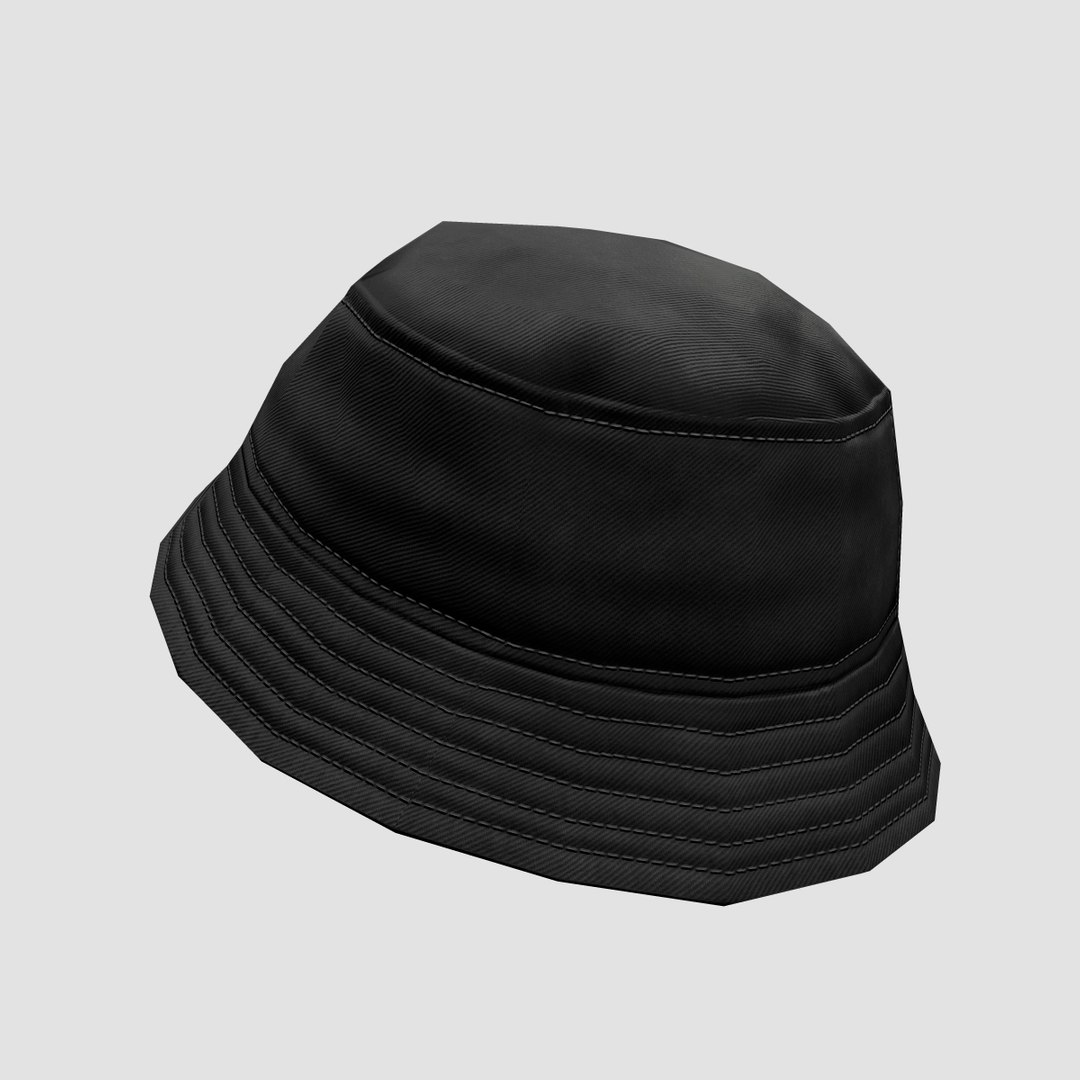 3D bucket hat model - TurboSquid 1606616