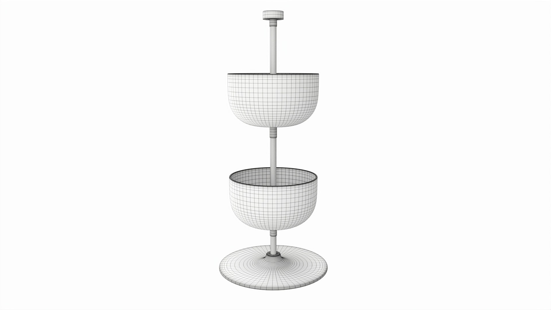 3D Store Counter Top 2-tier Bowl Spinning Display - TurboSquid 2187884