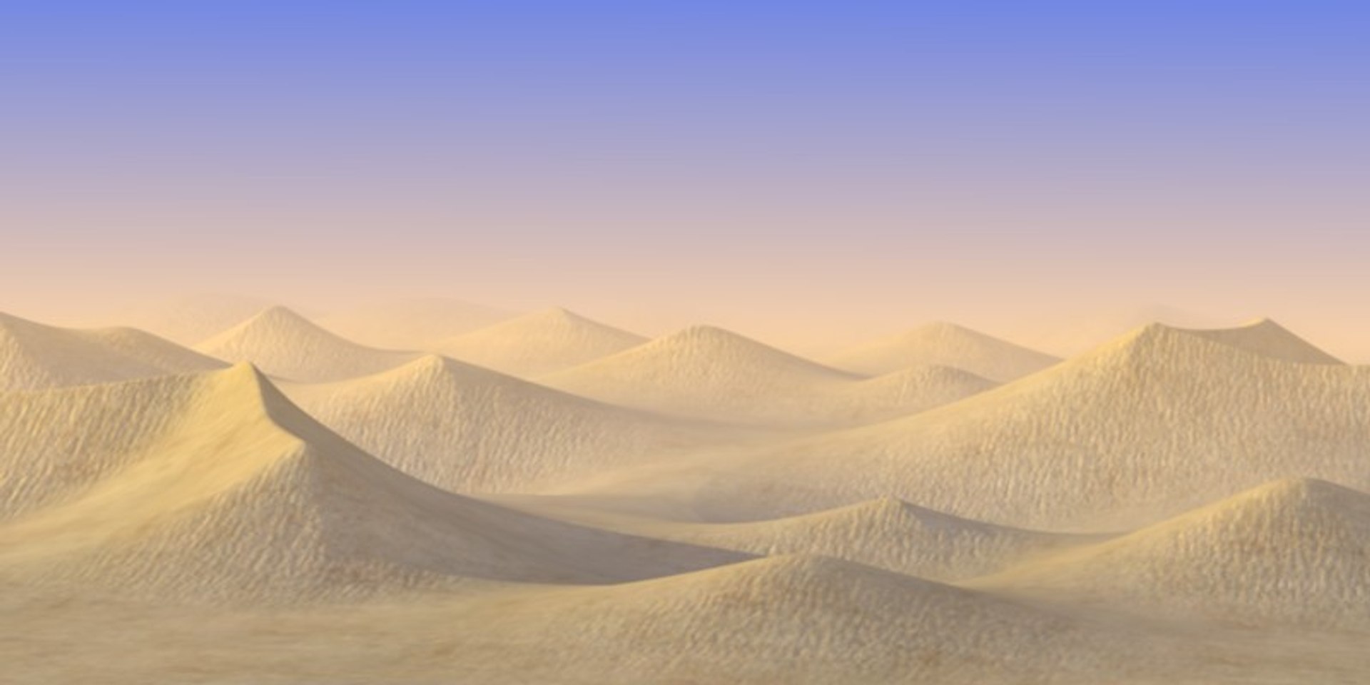 desert landscape sand 3d model