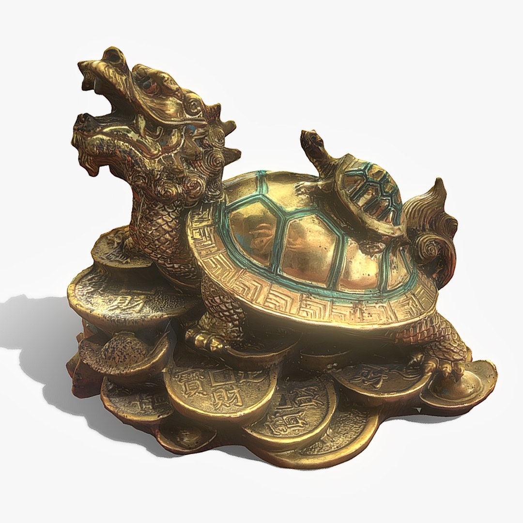 3D Feng Shui Dragon Turtle 2 - TurboSquid 2188529
