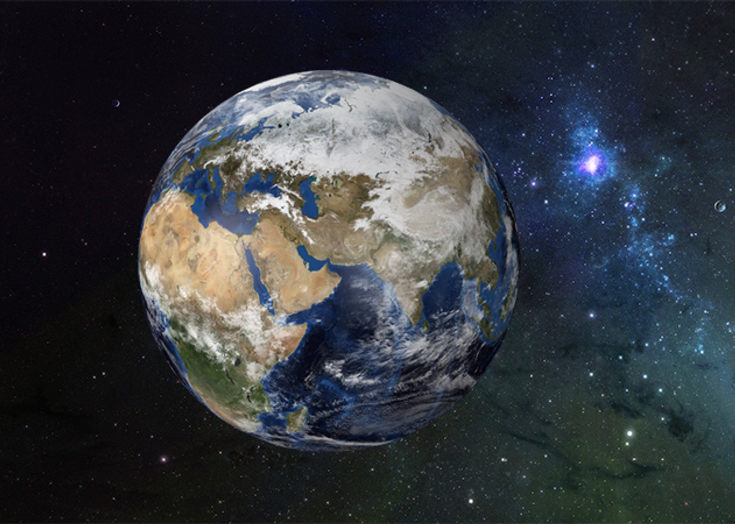 Photorealistic Earth 3d Model