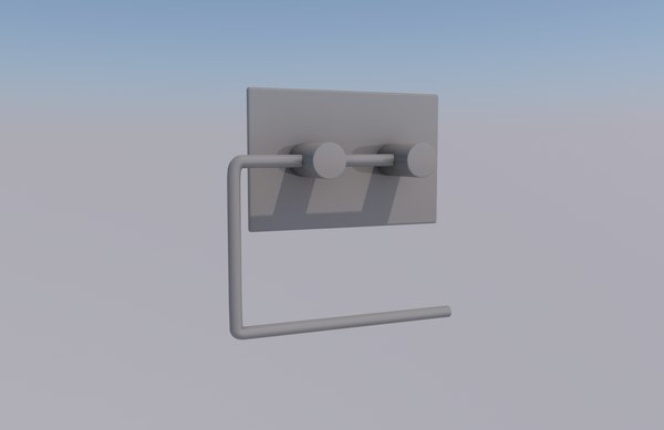 Toilet paper holder 3D - TurboSquid 1584546