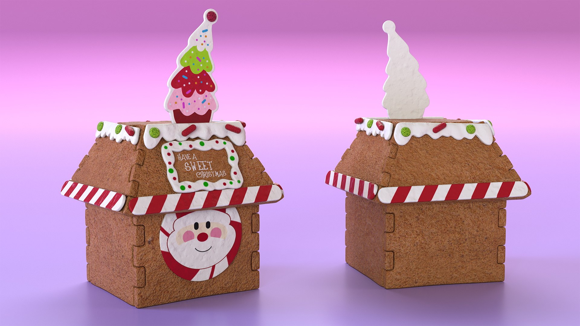 3D Cookie Dough Tiny House Model - TurboSquid 1487006