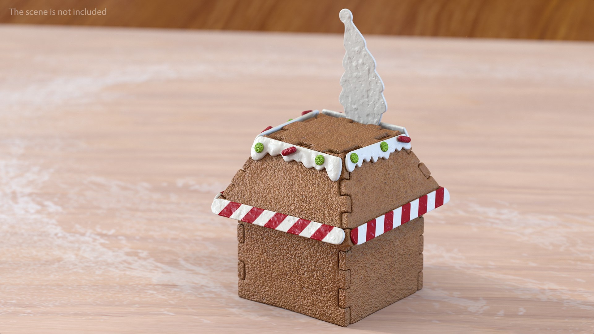 3D Cookie Dough Tiny House Model - TurboSquid 1487006