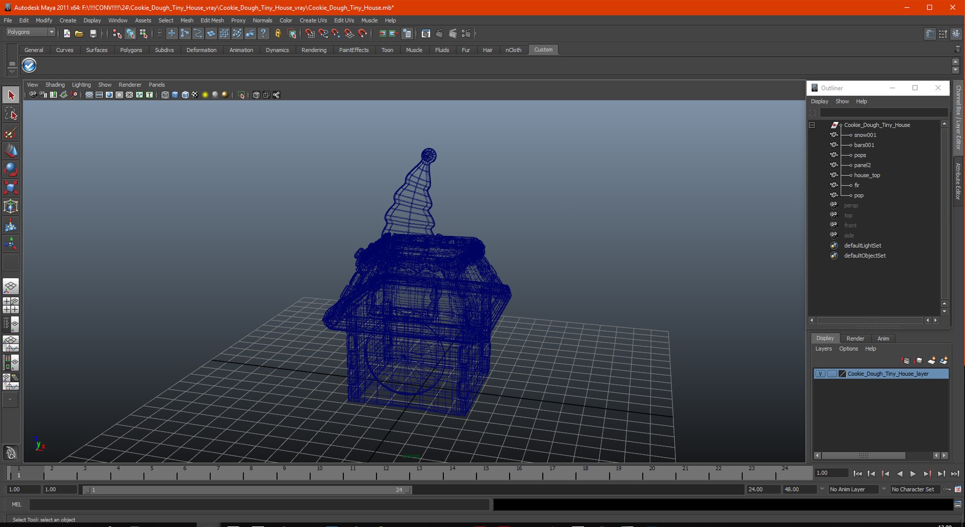 3D Cookie Dough Tiny House Model - TurboSquid 1487006