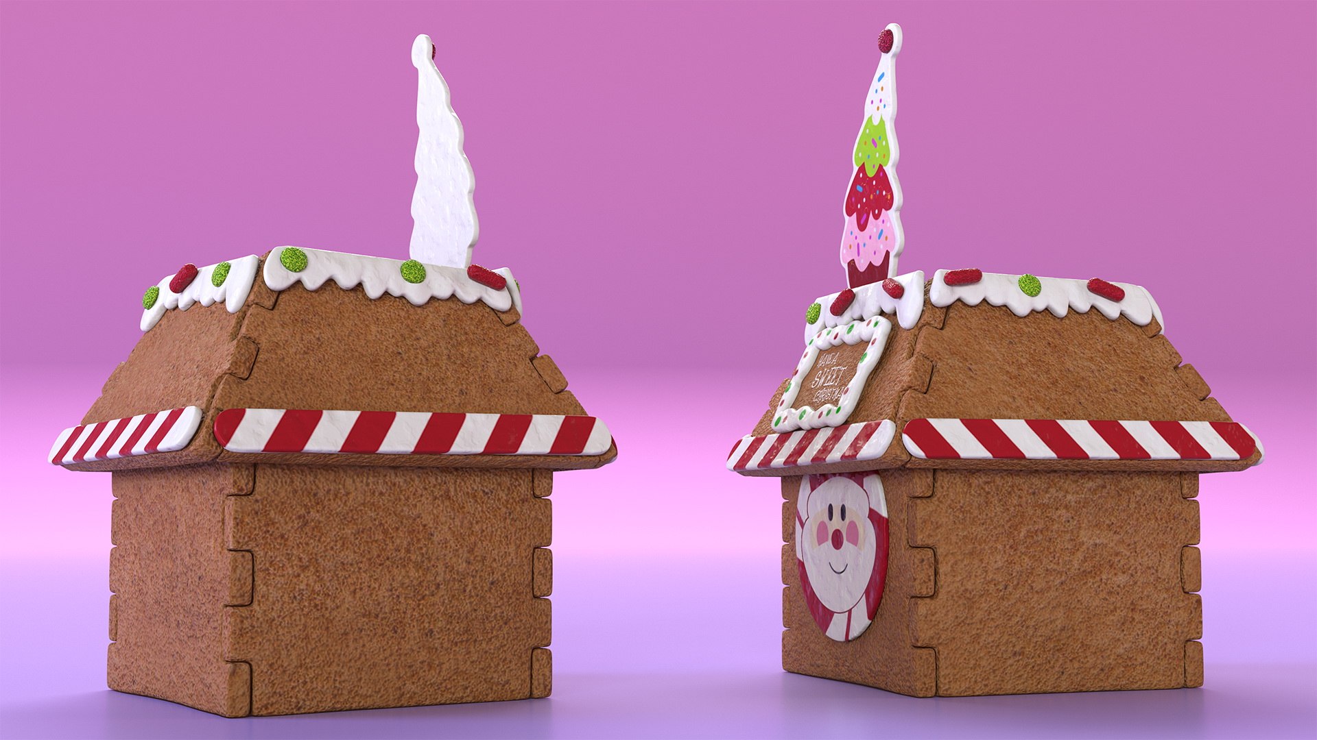 3D Cookie Dough Tiny House Model - TurboSquid 1487006