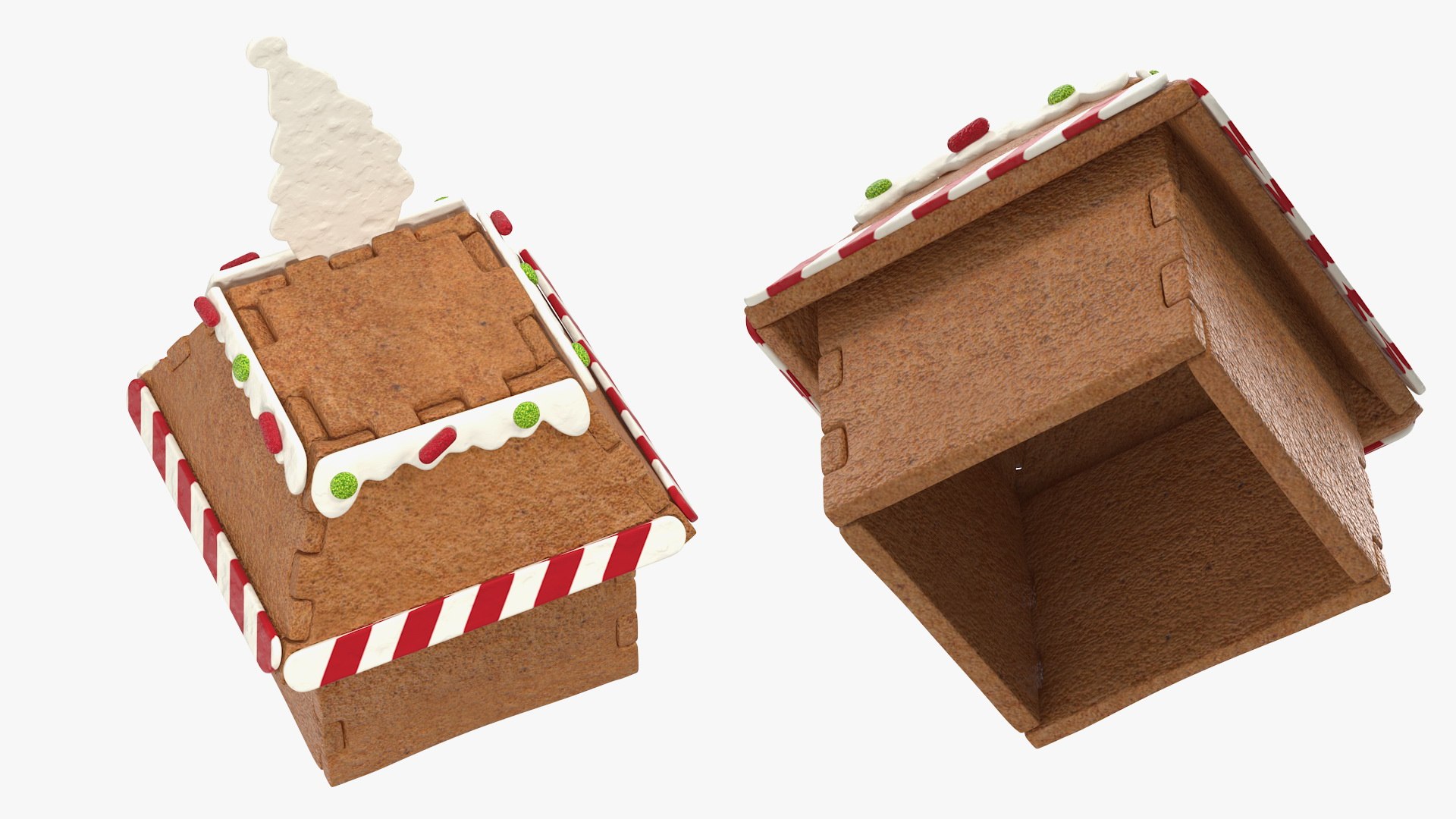 3D Cookie Dough Tiny House Model - TurboSquid 1487006