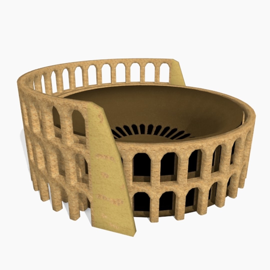 obj simple colosseum