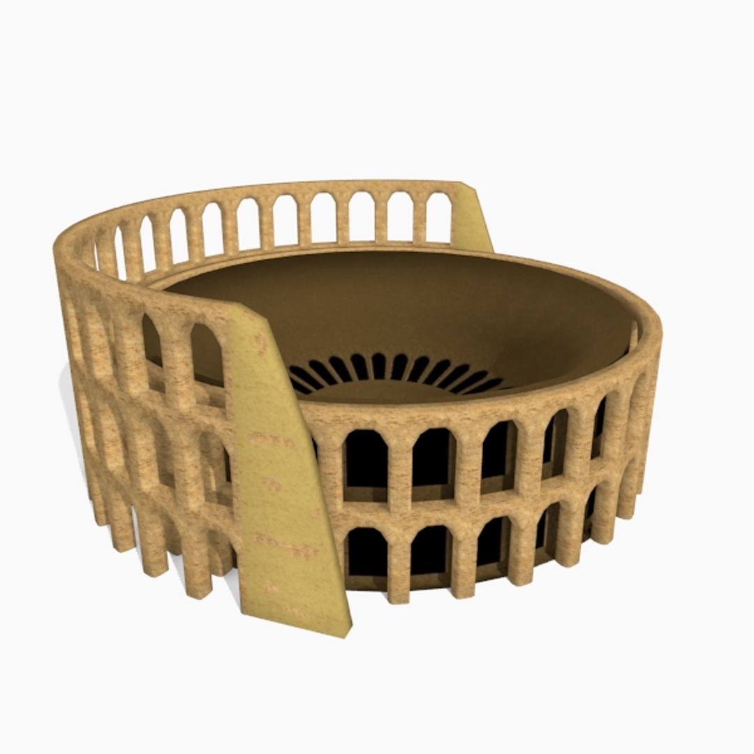 obj simple colosseum