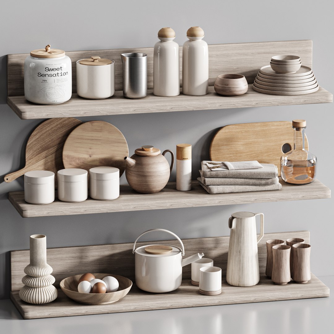 3D Kitchen Set40 - TurboSquid 2519578