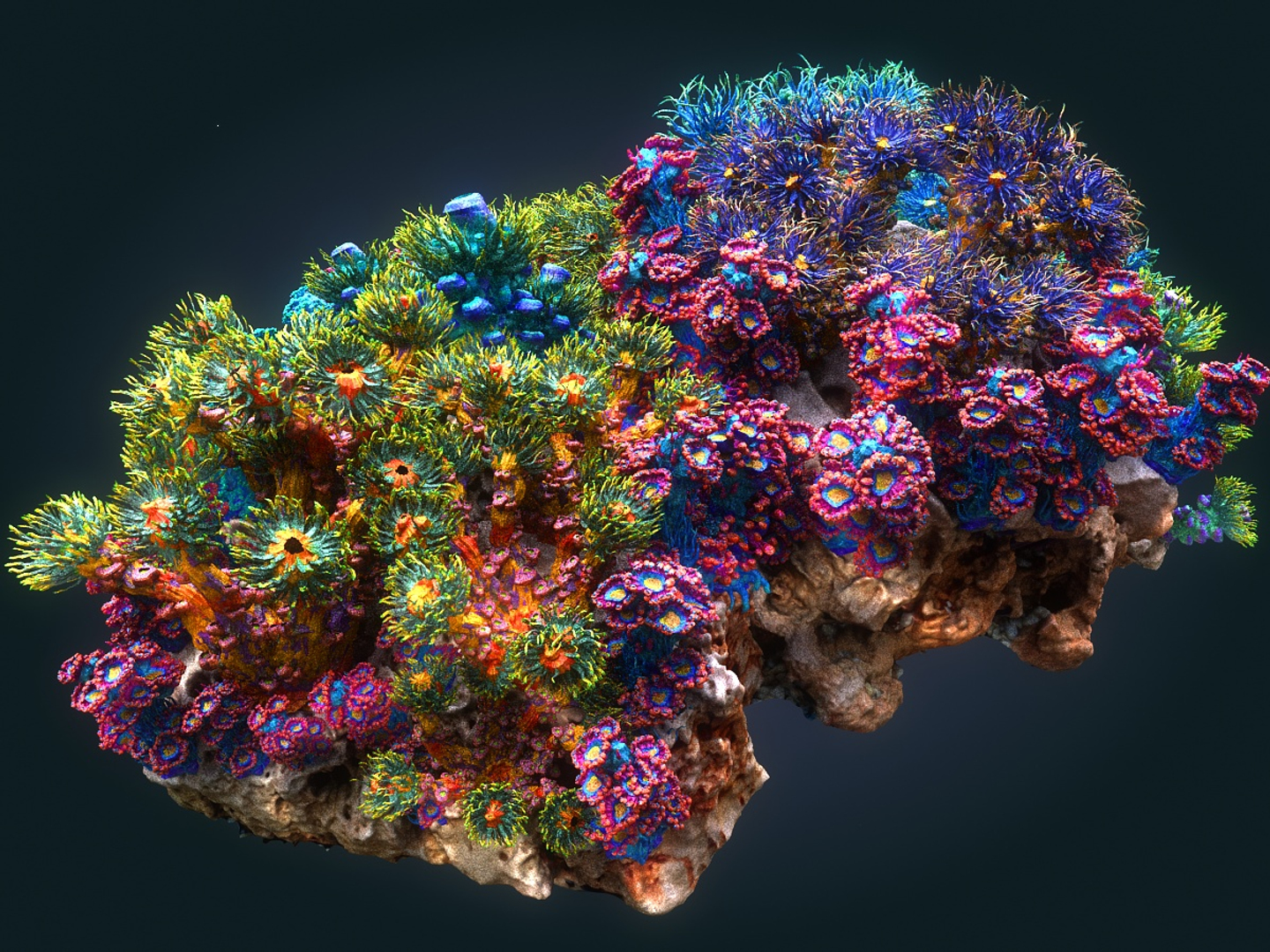 3D Coral Reef Ecosystem Model - TurboSquid 1366657