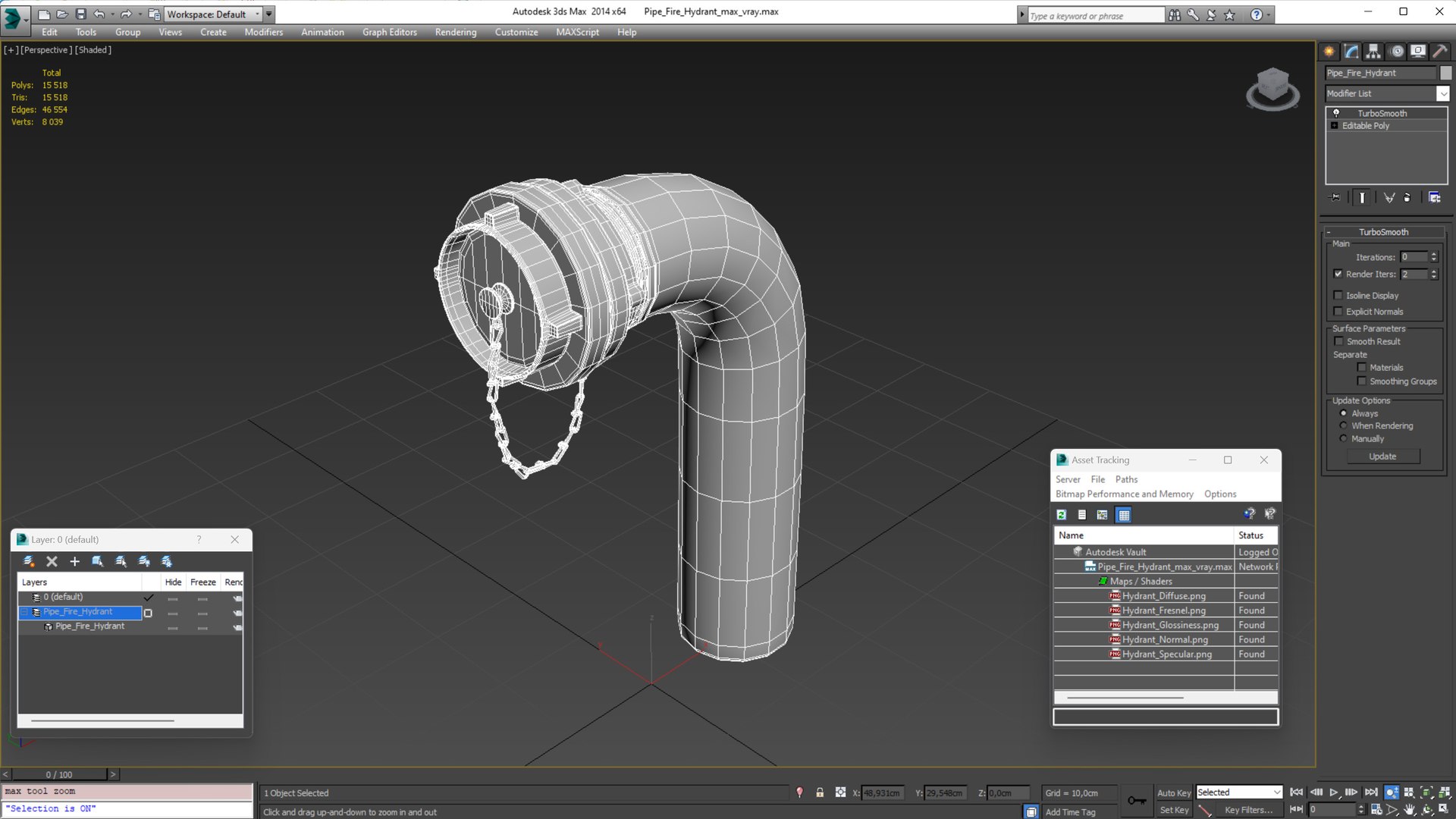 3D Pipe Fire Hydrant - TurboSquid 2016588