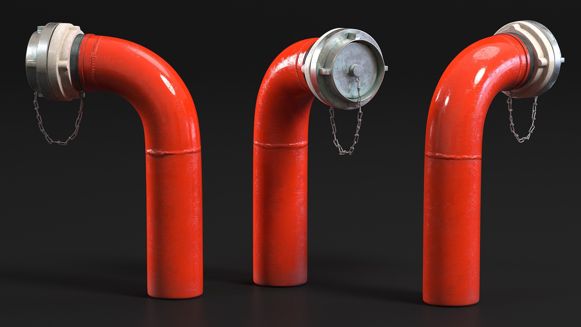 3D Pipe Fire Hydrant - TurboSquid 2016588