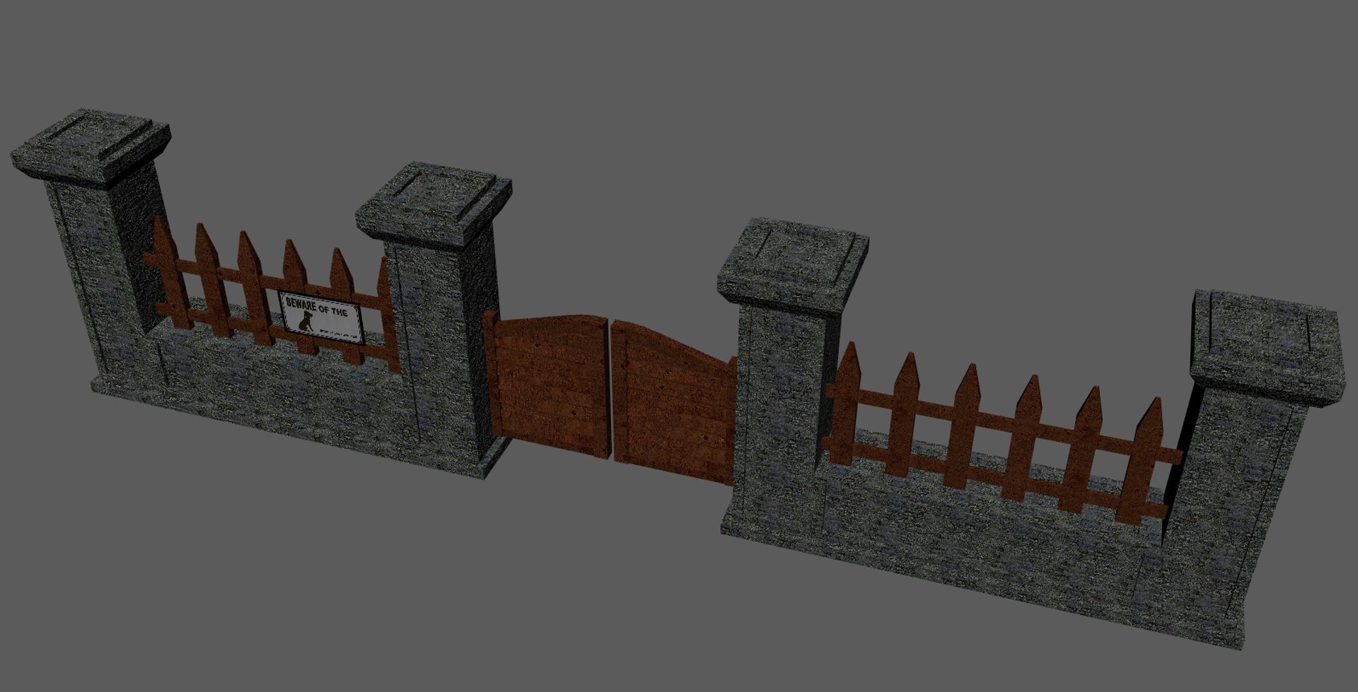 3D Gate House | 1142130 | TurboSquid