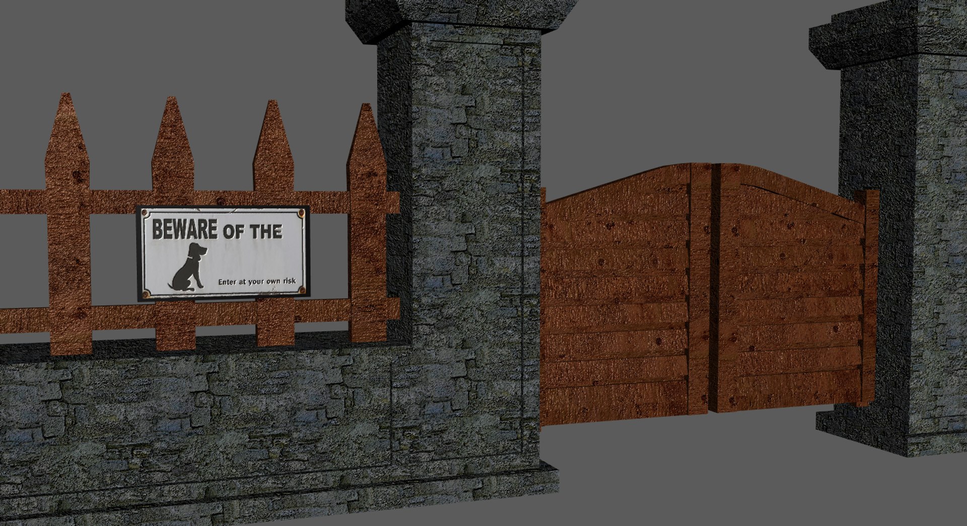 3D Gate House | 1142130 | TurboSquid