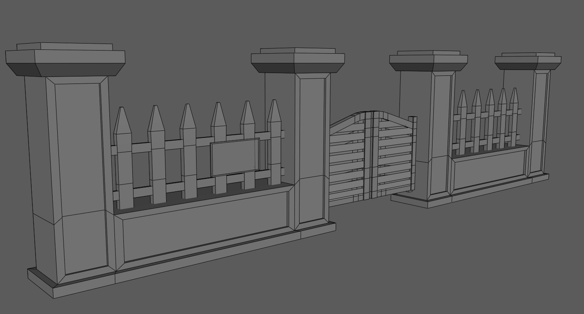 3D Gate House | 1142130 | TurboSquid