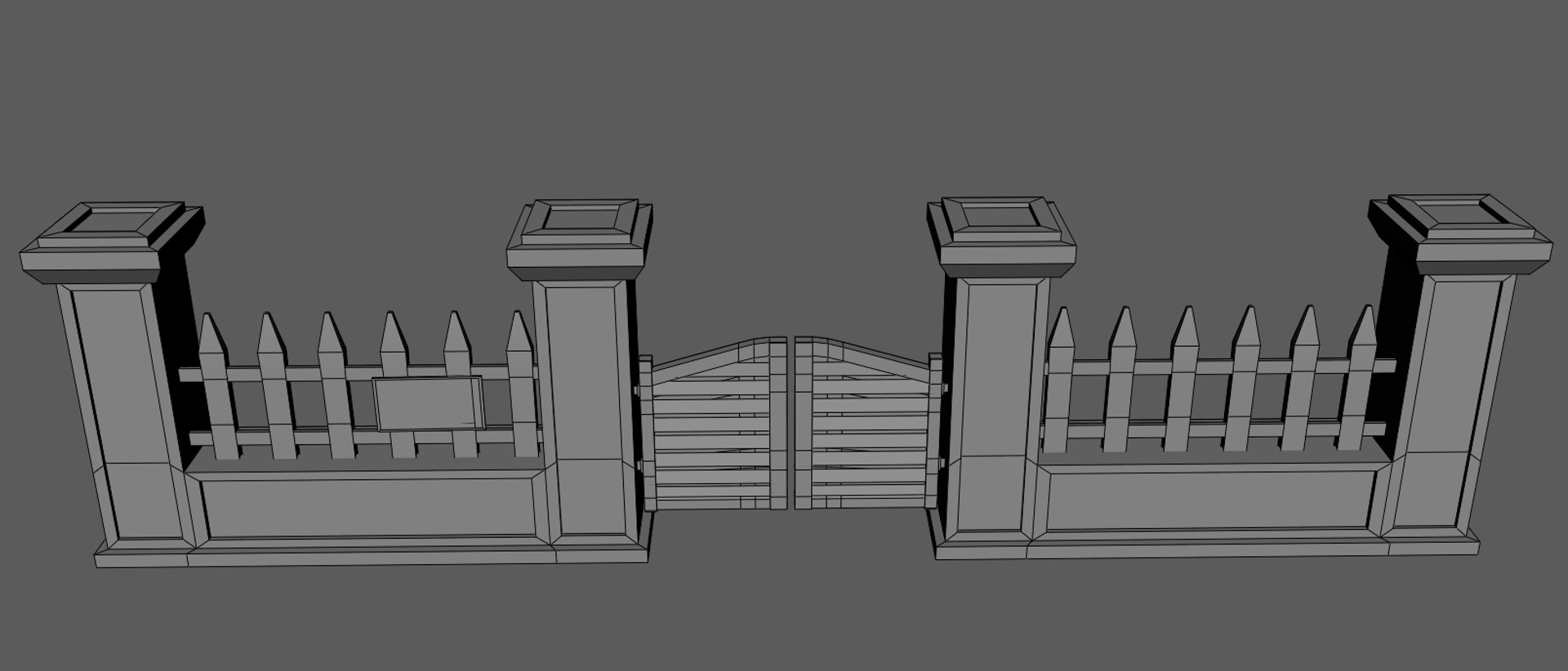 3D Gate House | 1142130 | TurboSquid