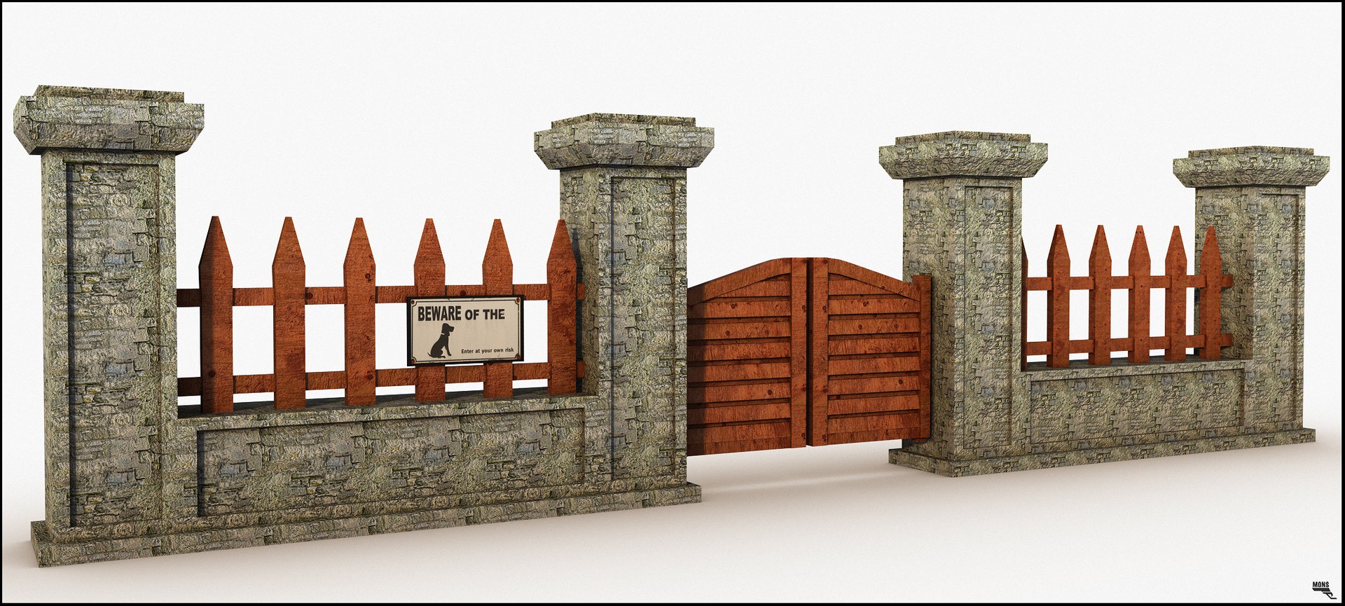 3D Gate House | 1142130 | TurboSquid
