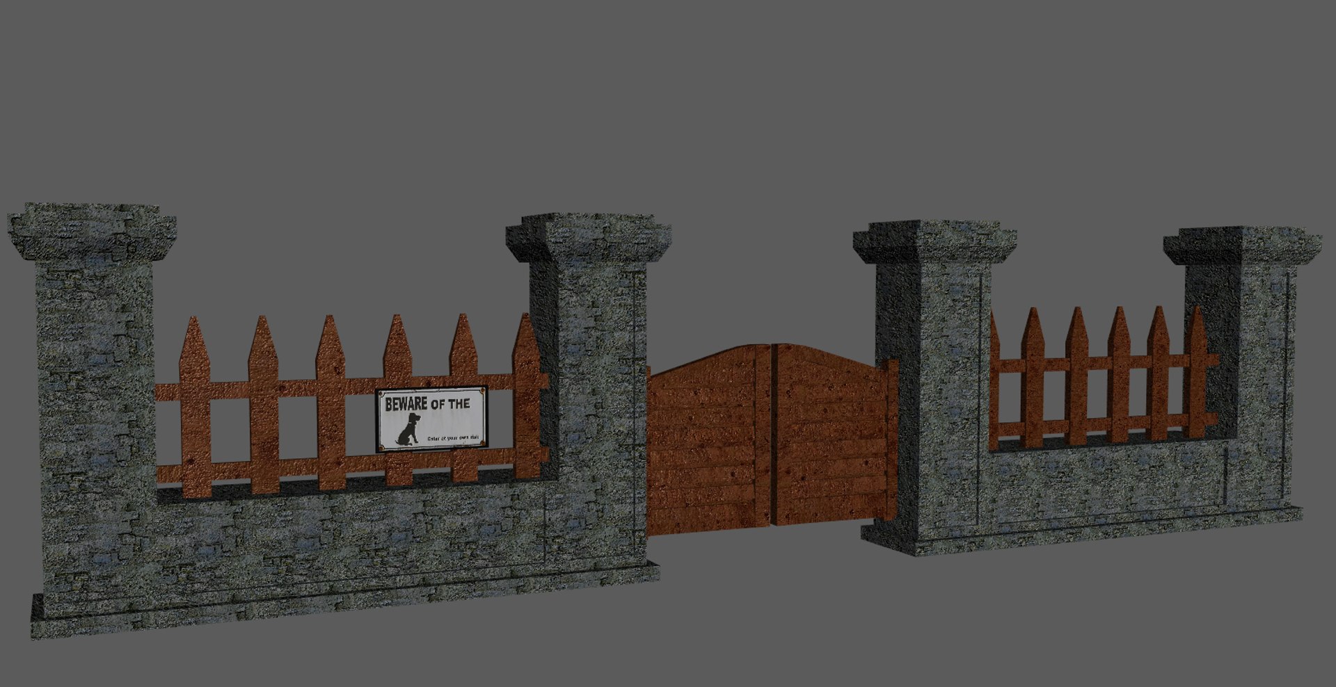 3D Gate House | 1142130 | TurboSquid