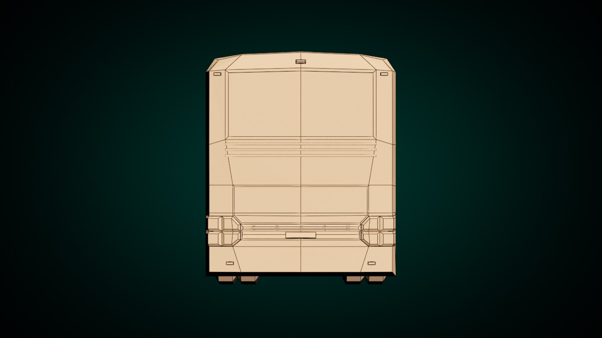 3D Model Coach Bus - TurboSquid 1411075