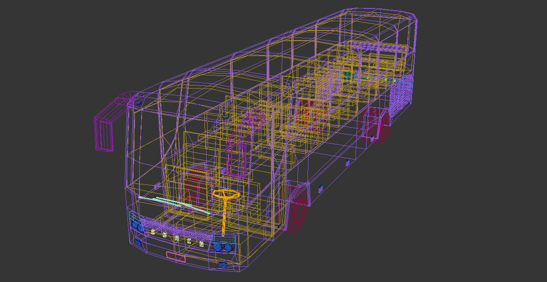 3D Model Coach Bus - TurboSquid 1411075