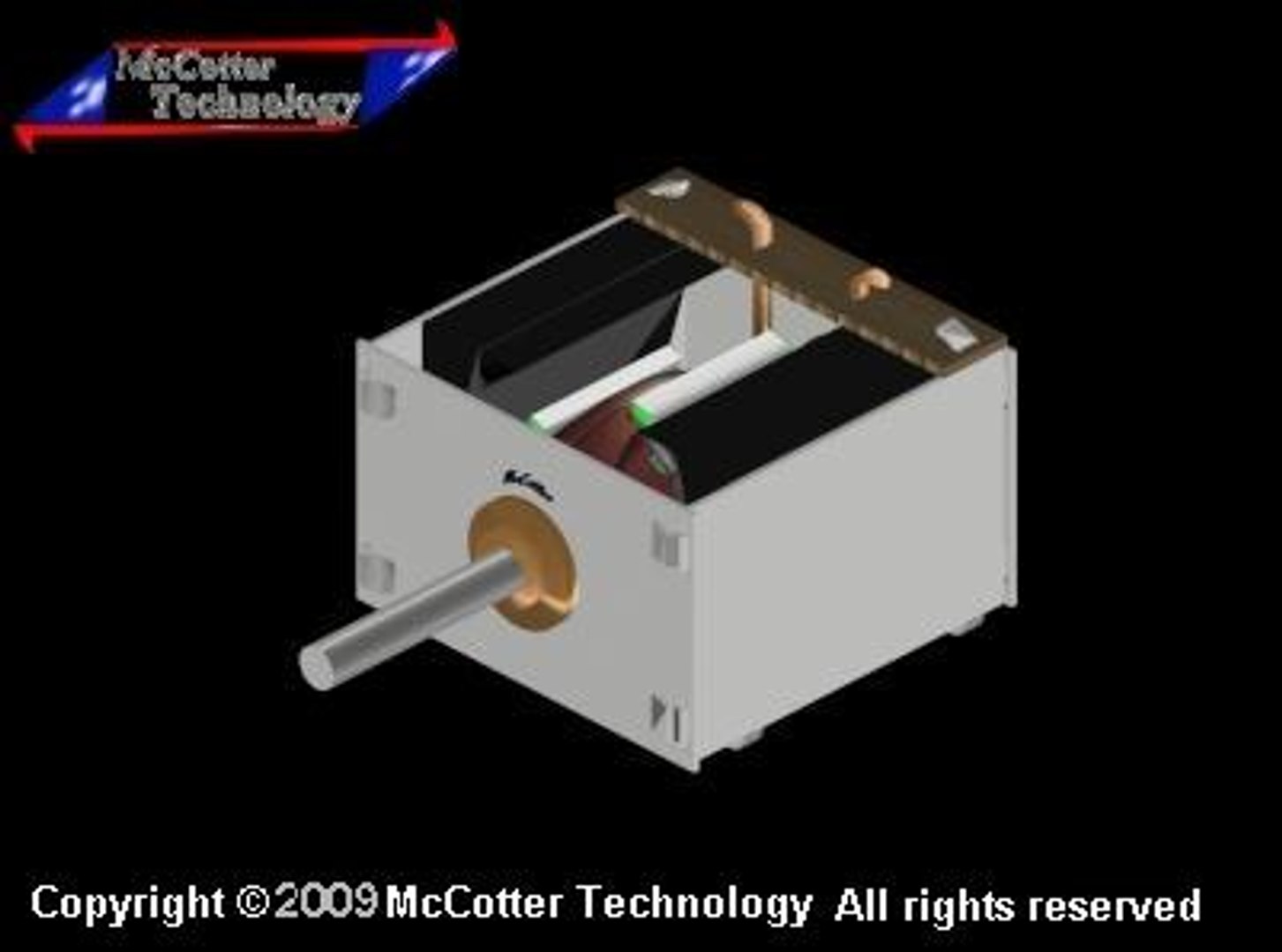 Dc Electric Motor Type 3d Model