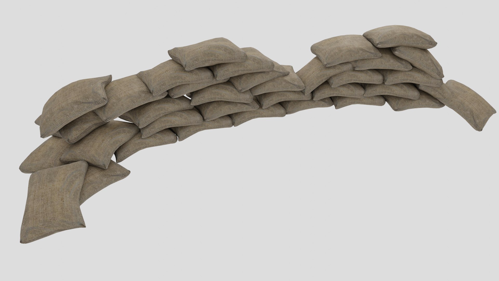 3D Model Sandbags - TurboSquid 1749973