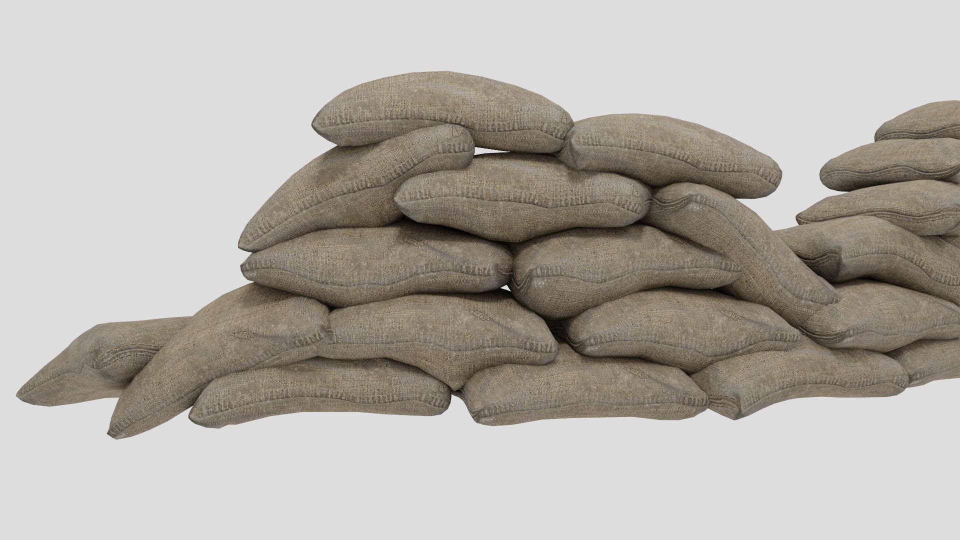 3D Model Sandbags - TurboSquid 1749973