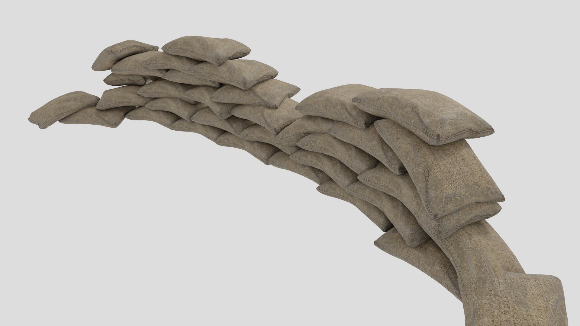 3D Model Sandbags - TurboSquid 1749973