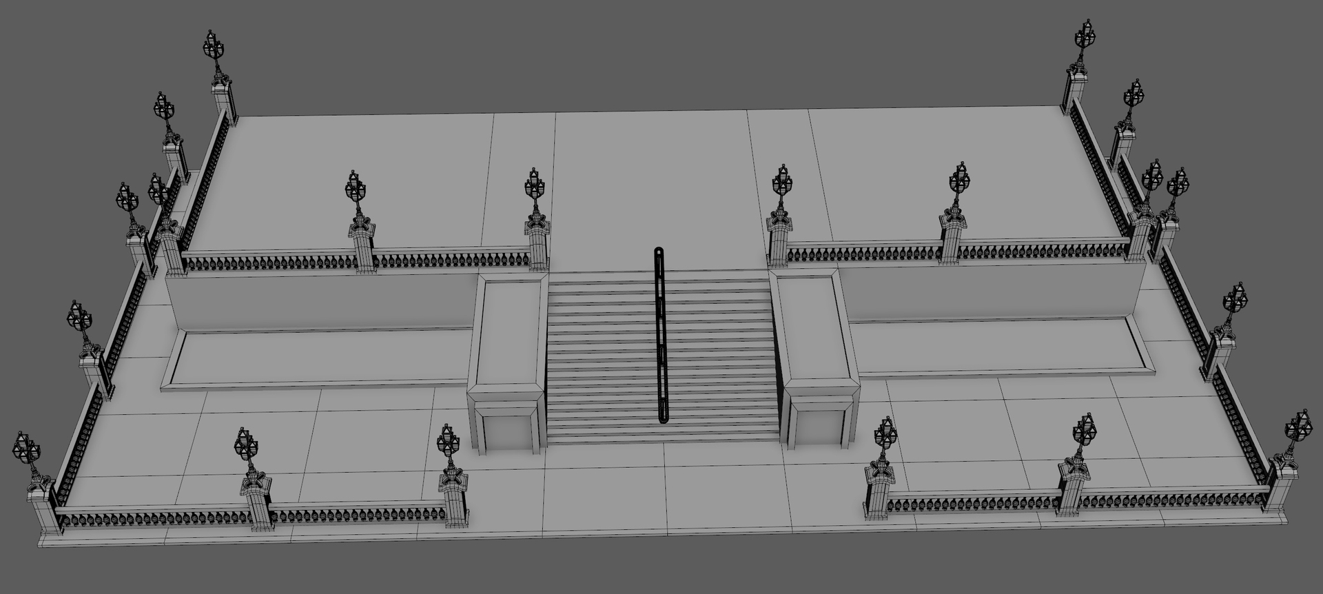 Free stair classic 3D - TurboSquid 1355036