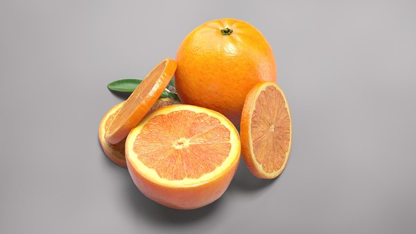 Oranges realistic real model - TurboSquid 1406374