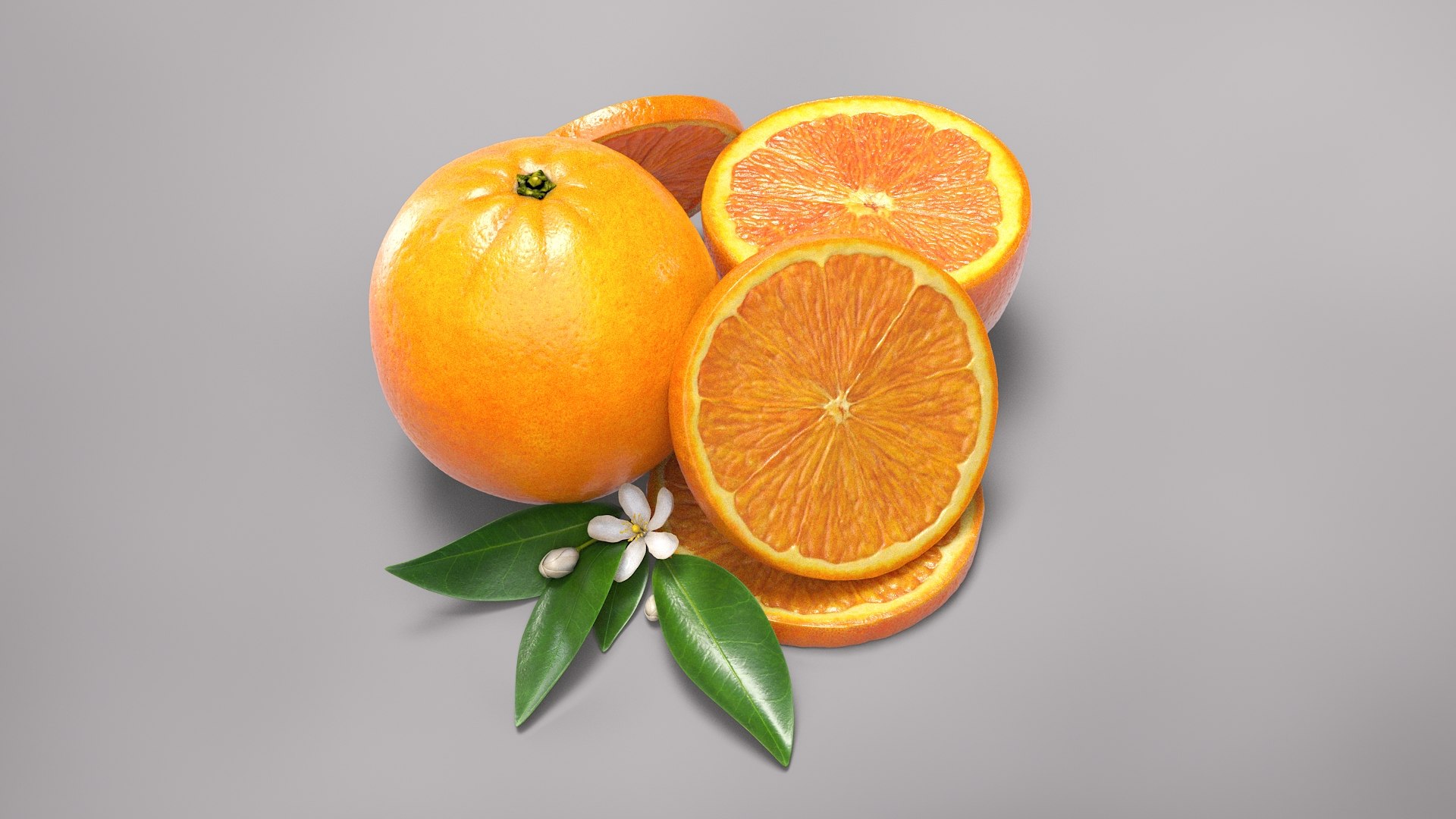 Oranges Realistic Real Model - TurboSquid 1406374