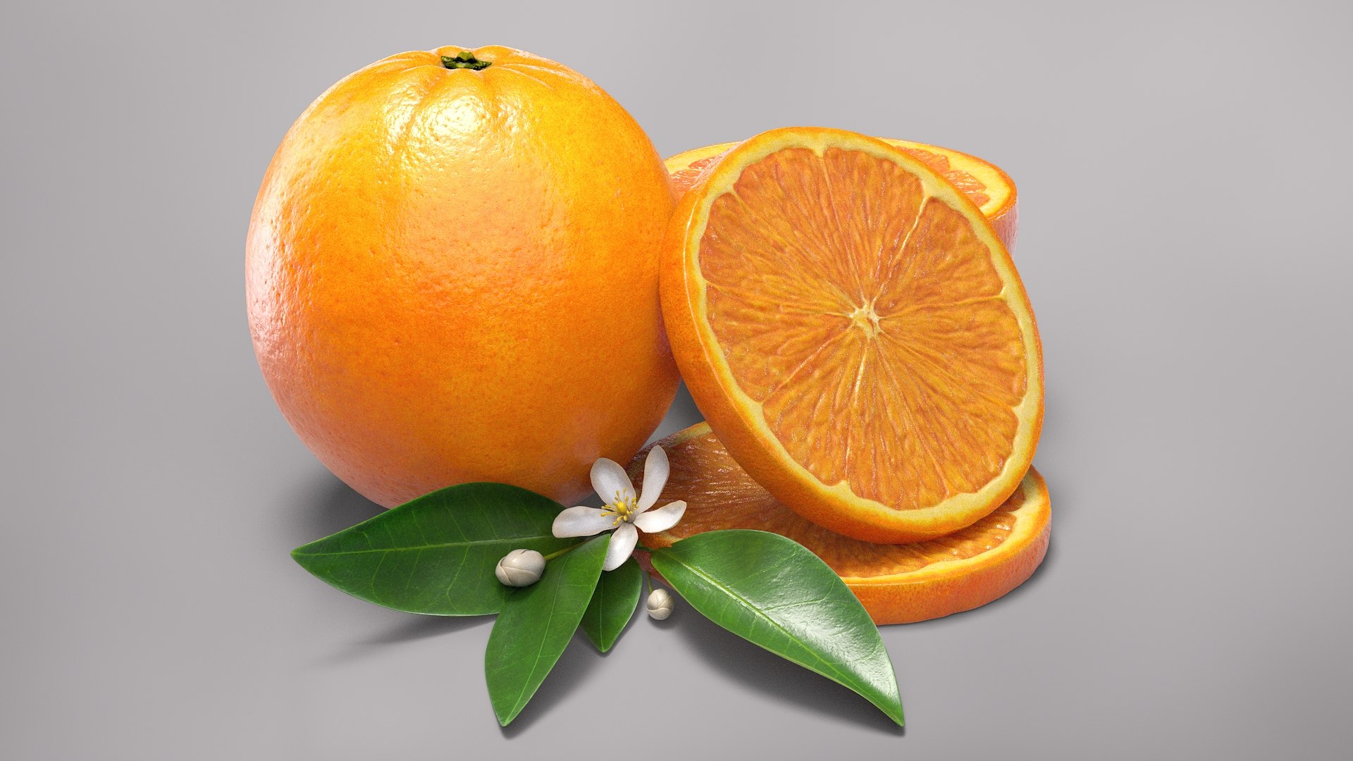 Oranges Realistic Real Model - TurboSquid 1406374