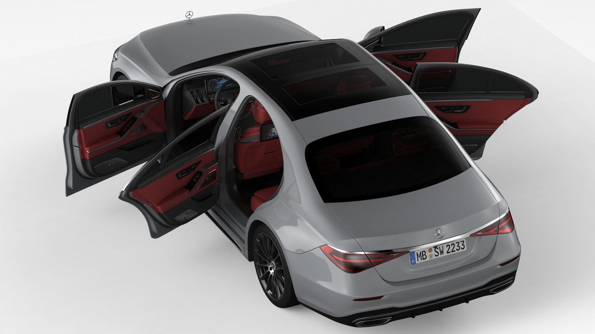 Mercedes-Benz S-Class 2021 3D Model - TurboSquid 1729458