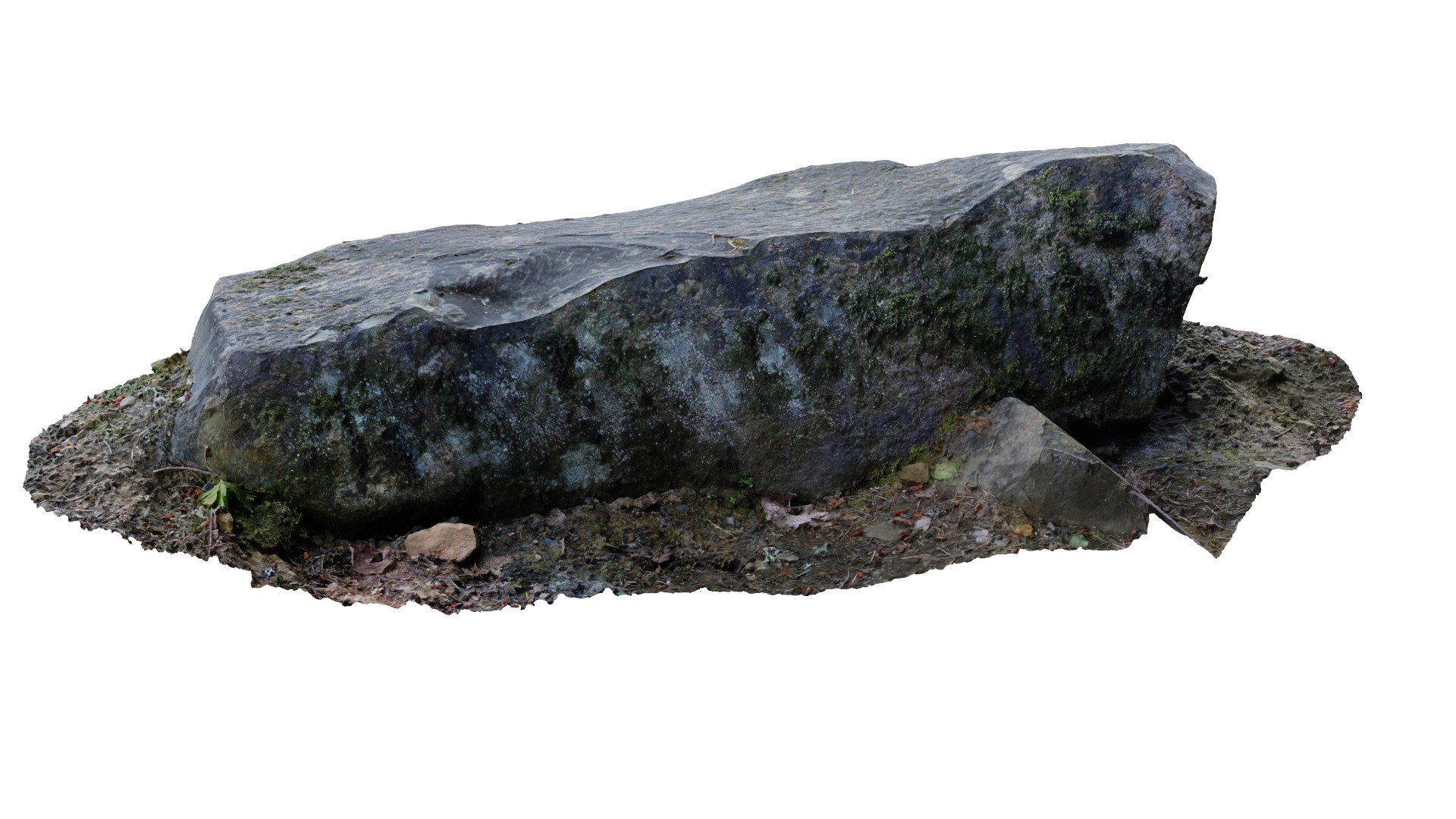 Rectangular Rock 3 Model - TurboSquid 2236176