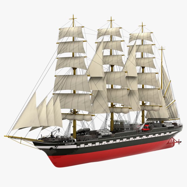 Full-Rigged Ship 3D Models for Download | TurboSquid