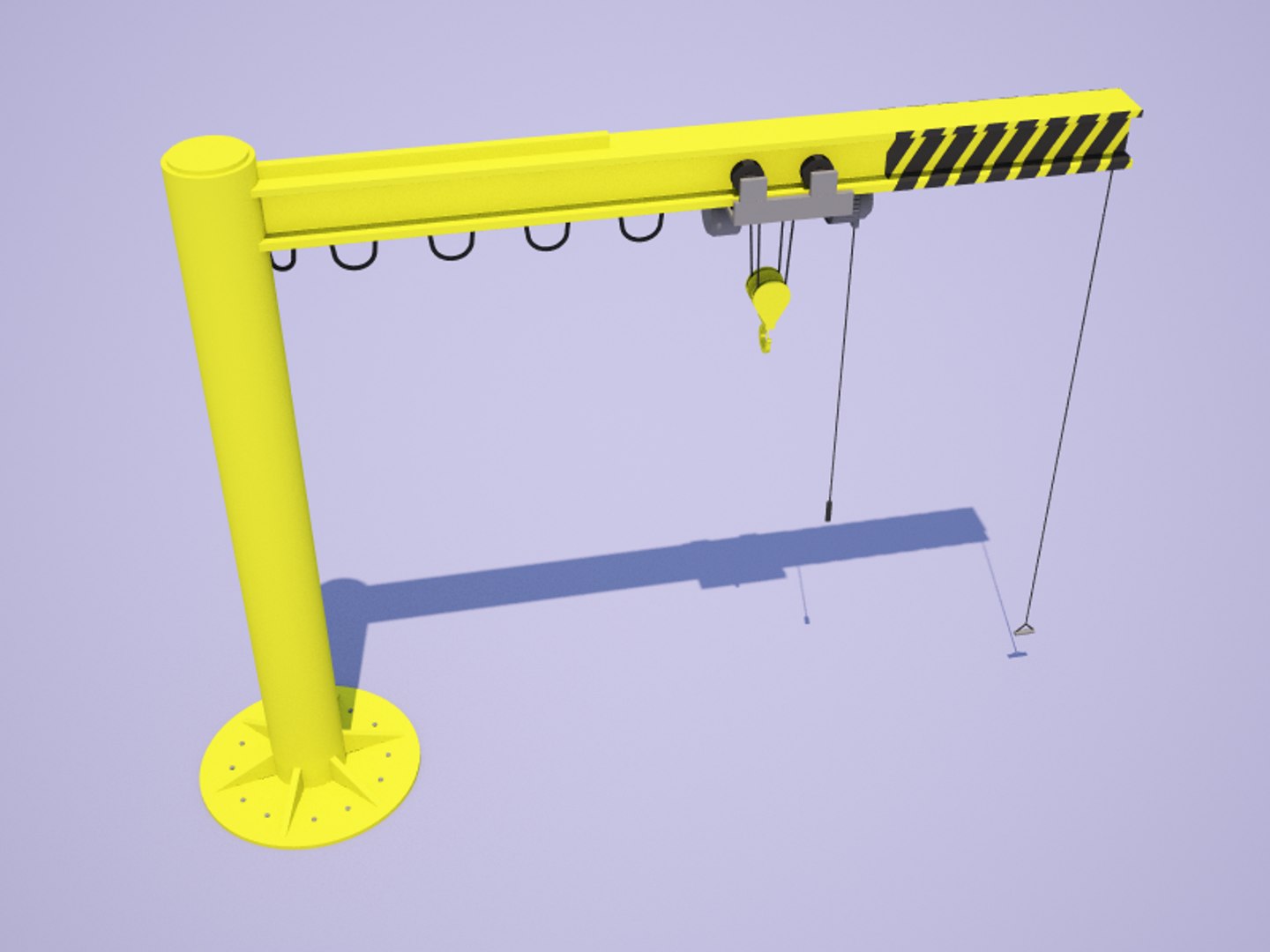 Jib Crane 3d Model
