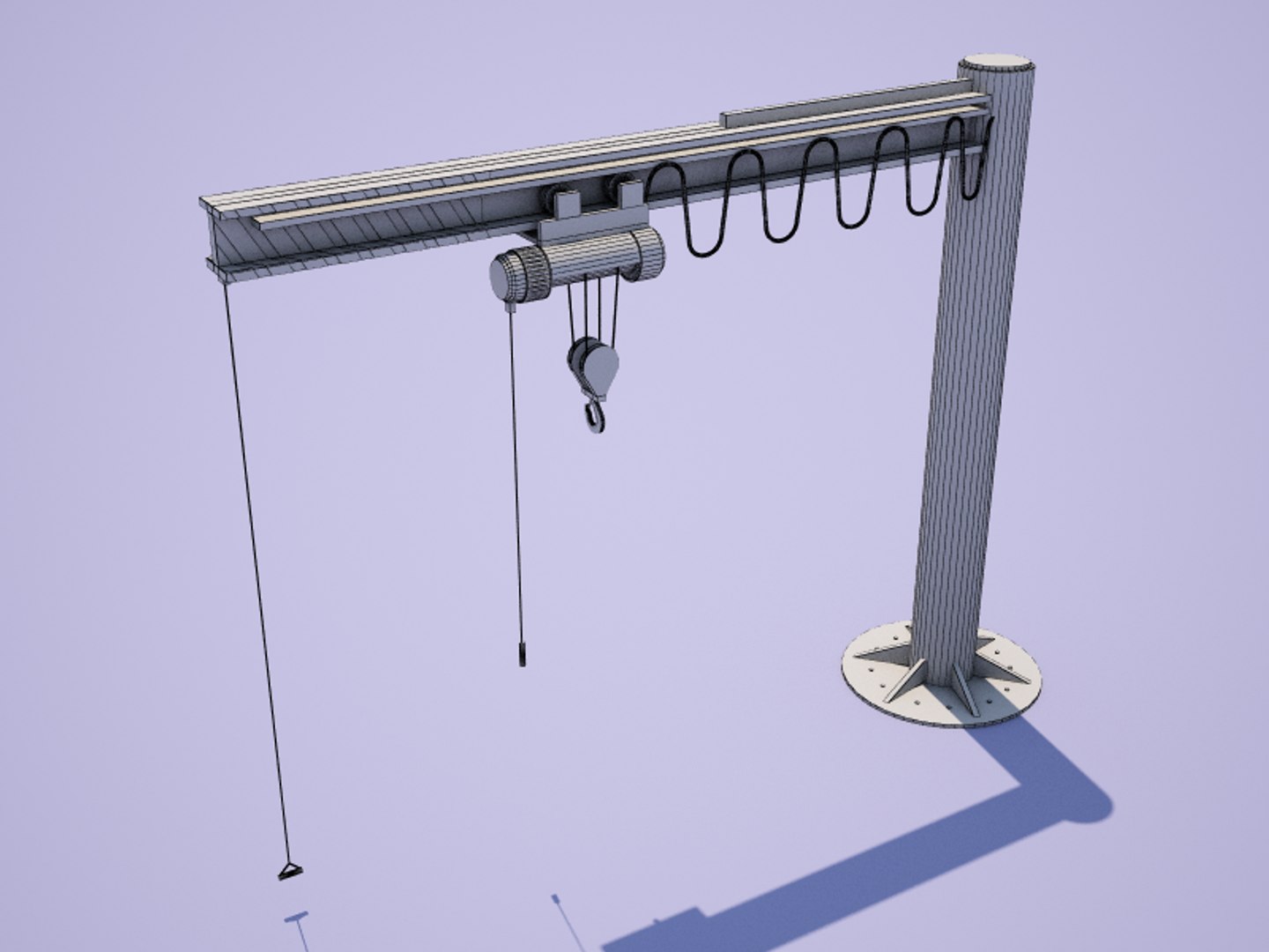 Jib Crane 3d Model